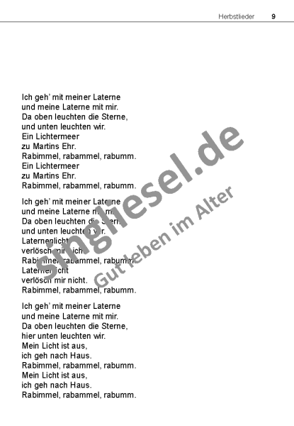 Herbstlieder Fur Senioren Texte